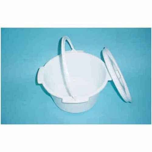 Commode Pan and Lid - White - Chooze