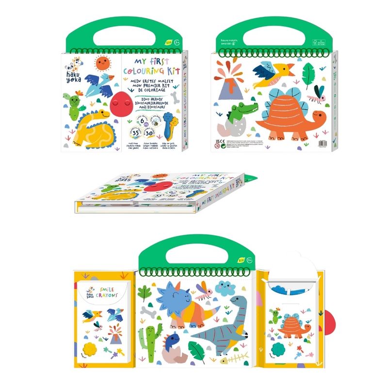 My First Colouring Kit - Dino Friends - Chooze