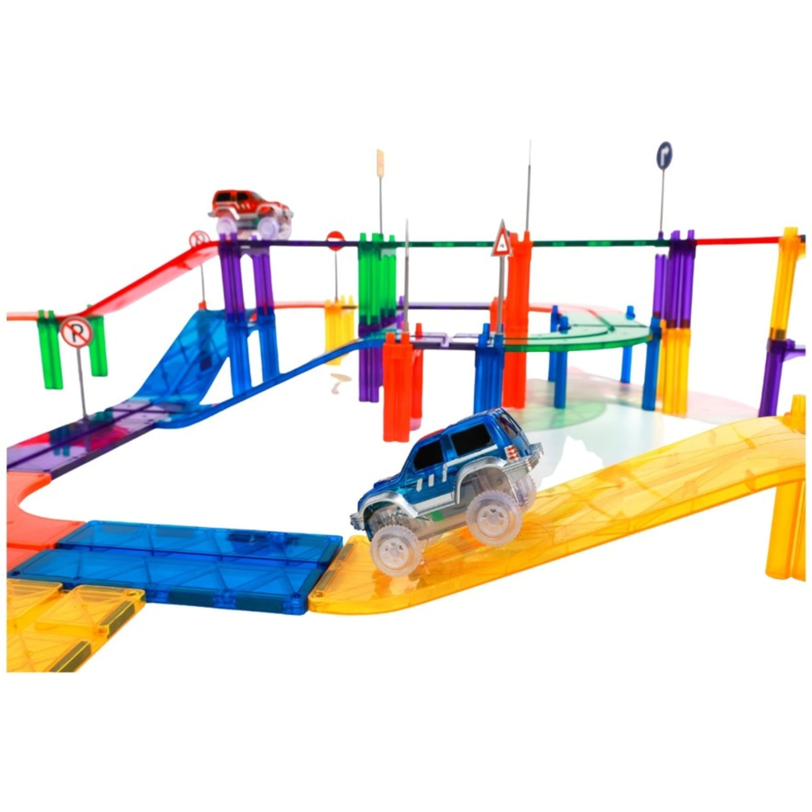 Magnetic Car Track Set 108 pieces - Chooze
