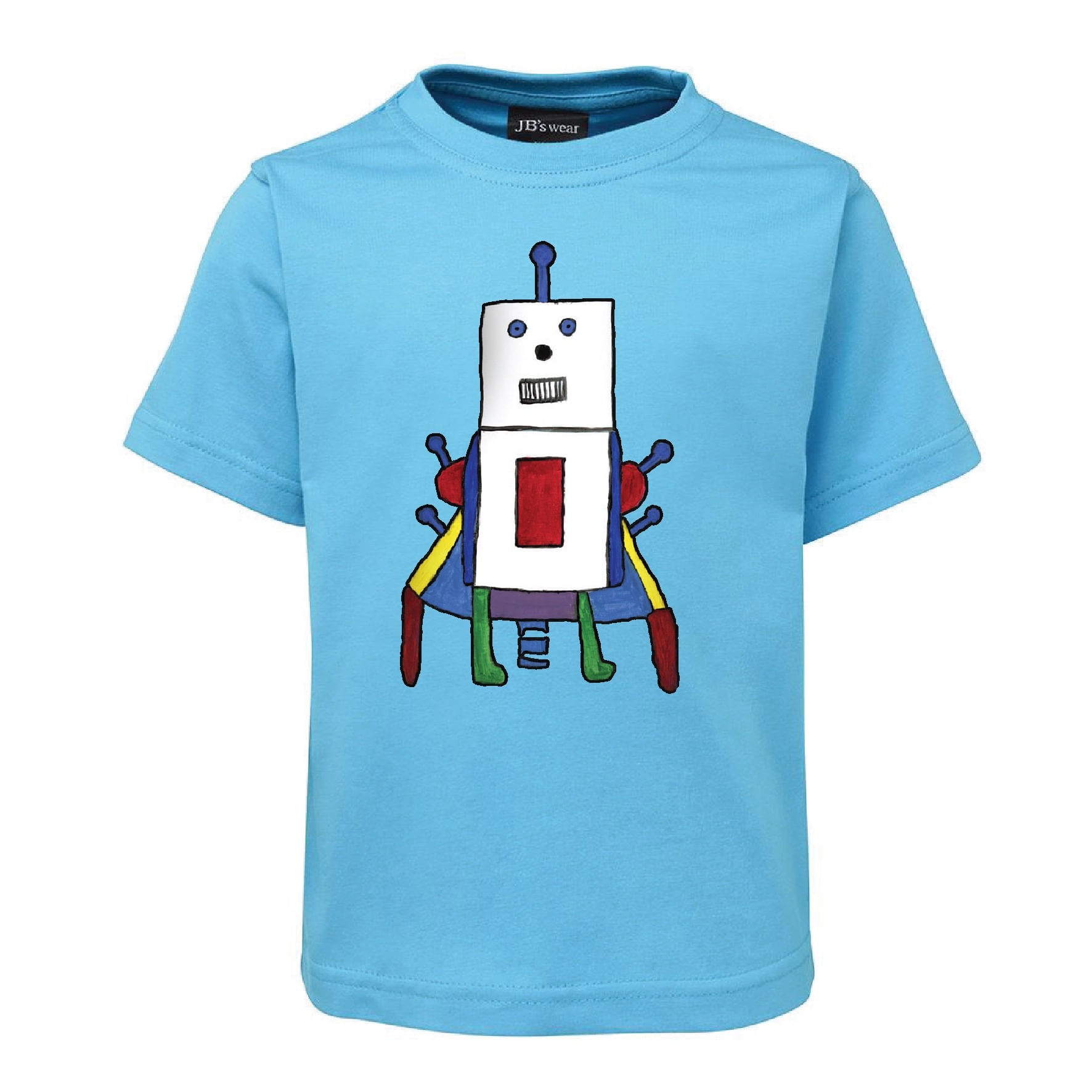 Blue Robot T-Shirt (Kids) - Chooze