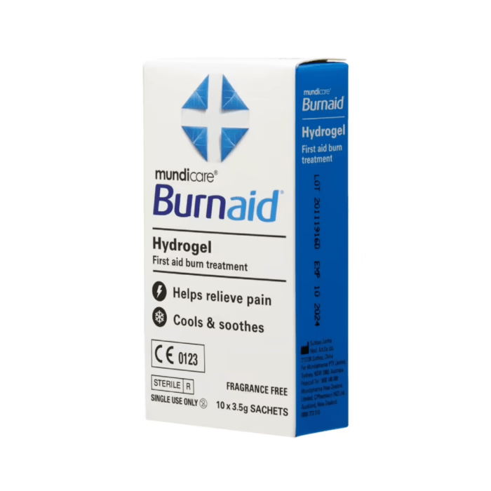 Burnaid Burn Gel Sachets 3.5g - 10/Pk - Chooze