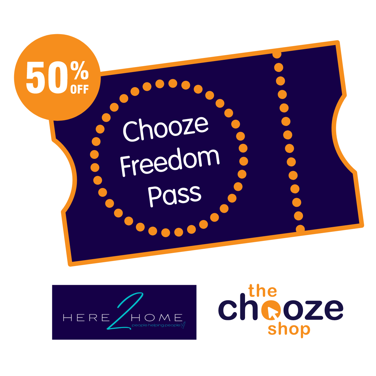 Here 2 Home Freedom Pass - Chooze