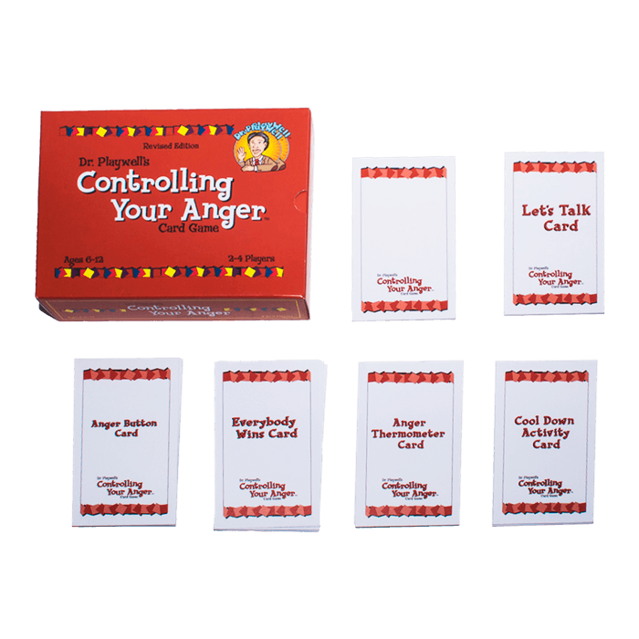 Dr Playwell's Controlling Your Anger Card Game - Chooze