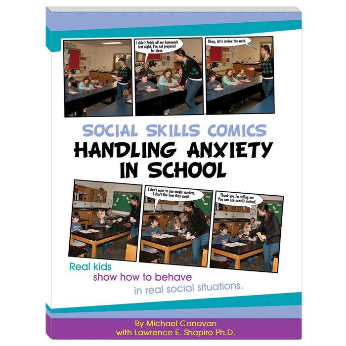 Social Skills Comics for Kids: Handling Anxiety in School - Chooze