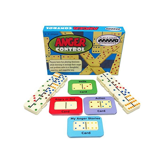Play-2-Learn Dominoes - Anger Control - Chooze