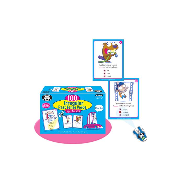 Irregular Past Tense Verbs Fun Deck - Chooze