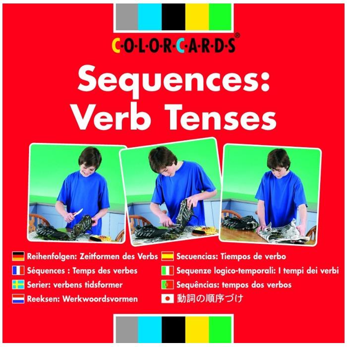 Colorcards - Sequences: Verb Tenses - Chooze