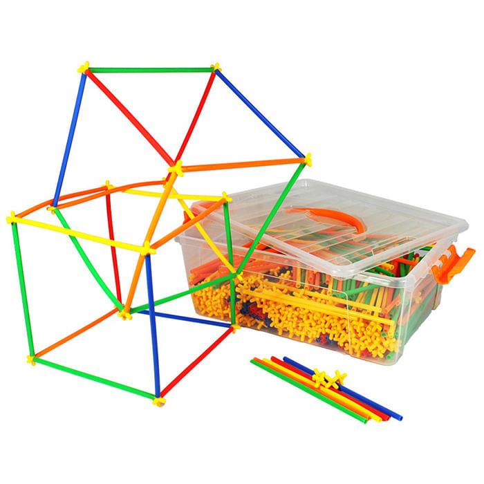 Billy Kidz Construction Set - Straws 800pcs - Chooze