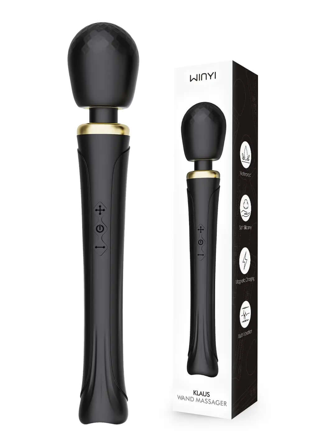Winyi Klaus 20-Mode Vibrating Wand Massager - Chooze