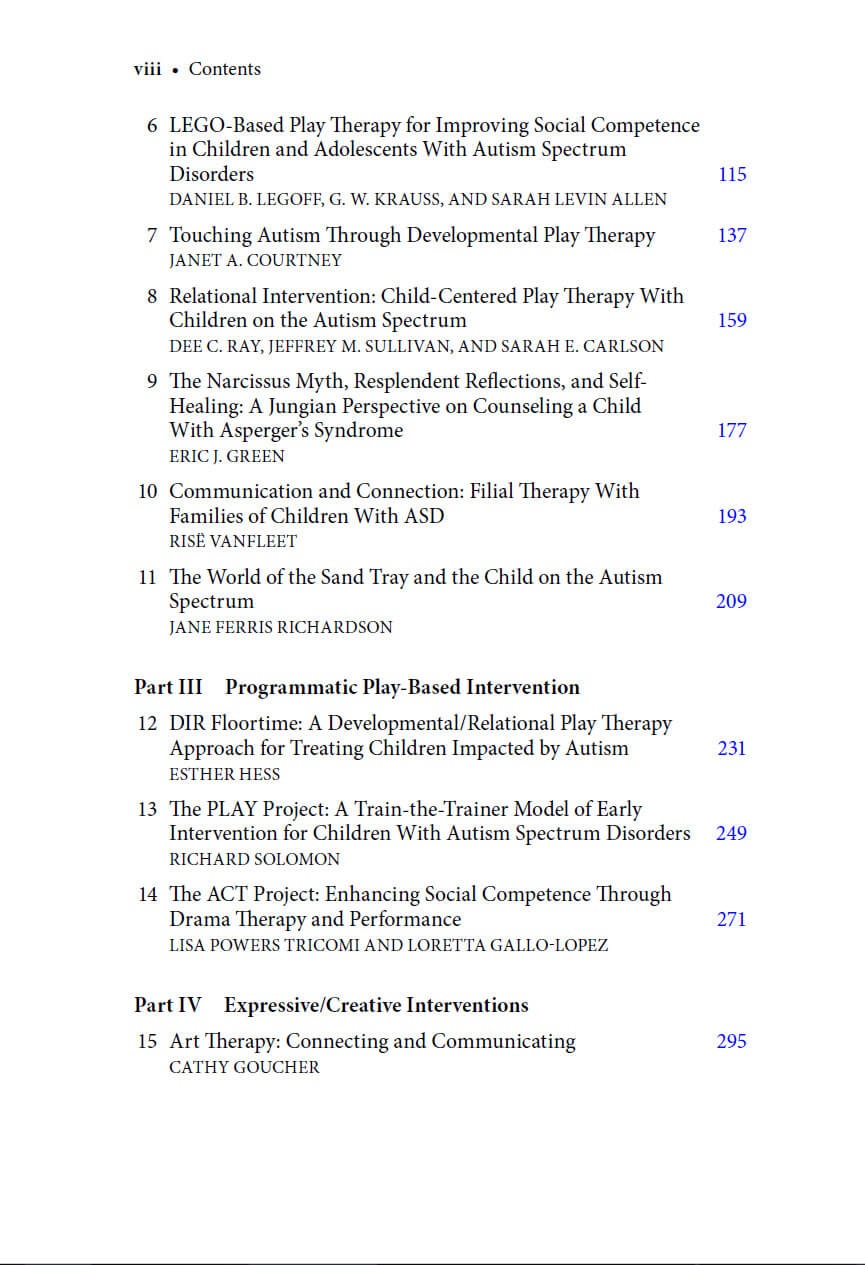 Play-Based Interventions for Children and Adolescents with Autism Spectrum Disorders - Chooze