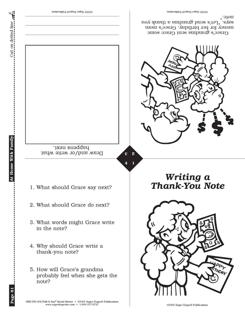 204 Fold & Say Social Skills - Chooze