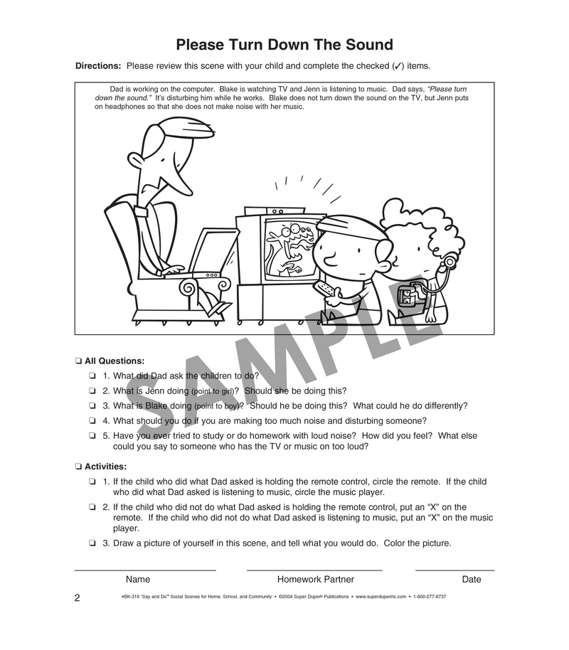 Say & Do Social Scenes - Chooze