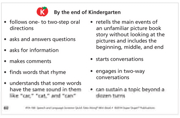 Speech and Language Screener Quick Take Along - Chooze