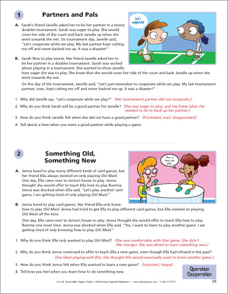 Social Skills Chipper Chat - Chooze