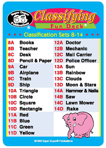 Classifying Fun Deck - Chooze