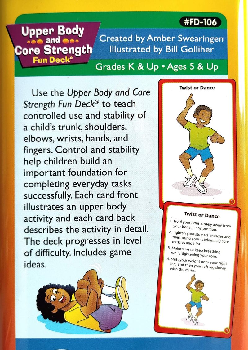 Upper Body and Core Strength Fun Deck - Chooze