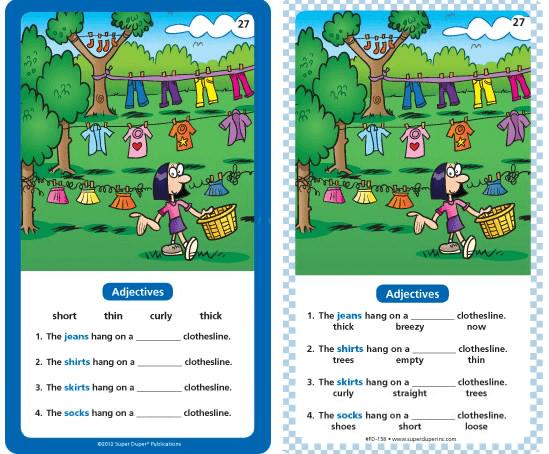 Sentence Fill-in Fun Deck - Chooze