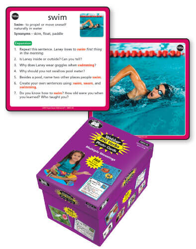 Webber Big Verbs Photo Cards - Chooze