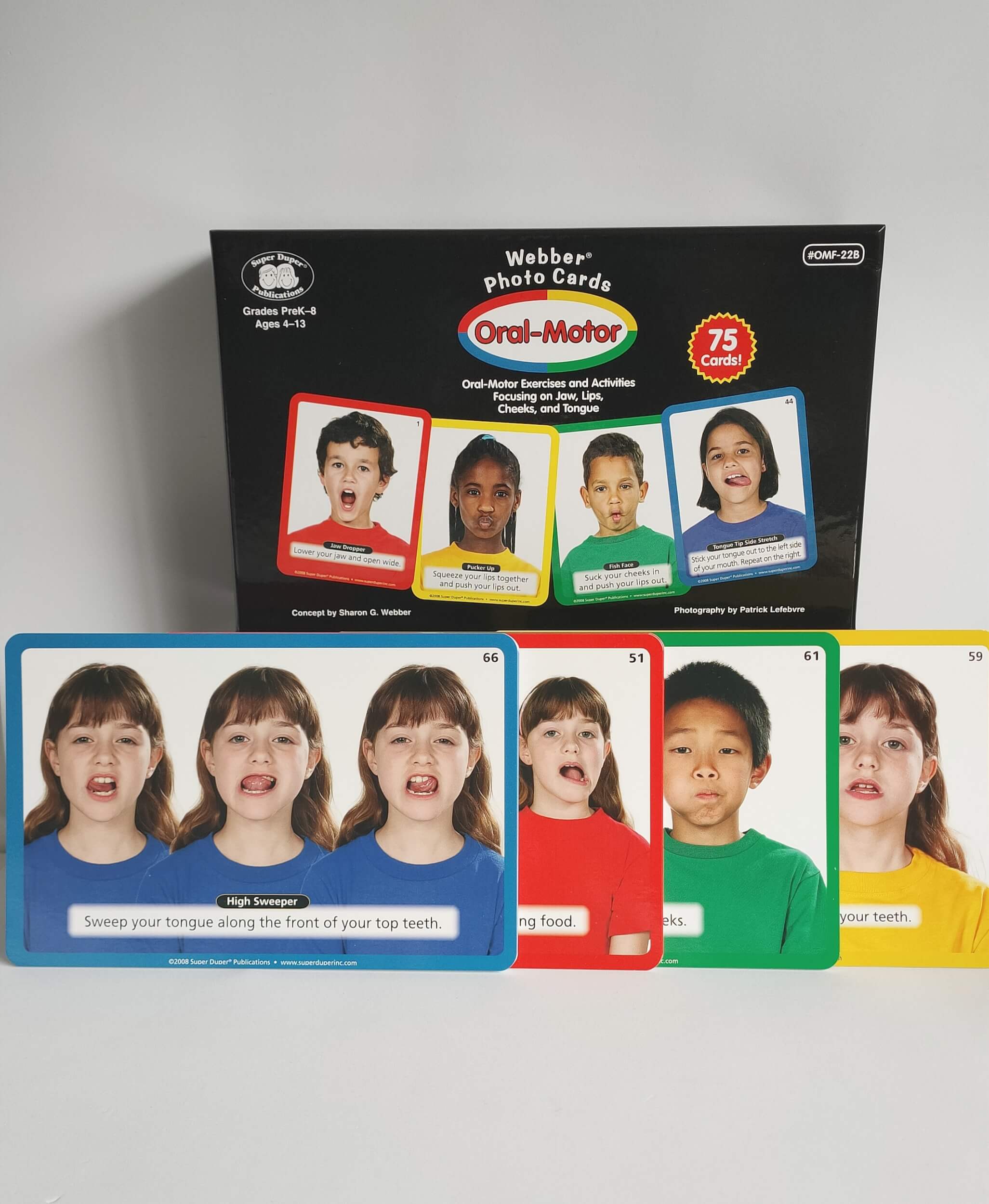 Webber Oral-Motor Photo Cards - Chooze