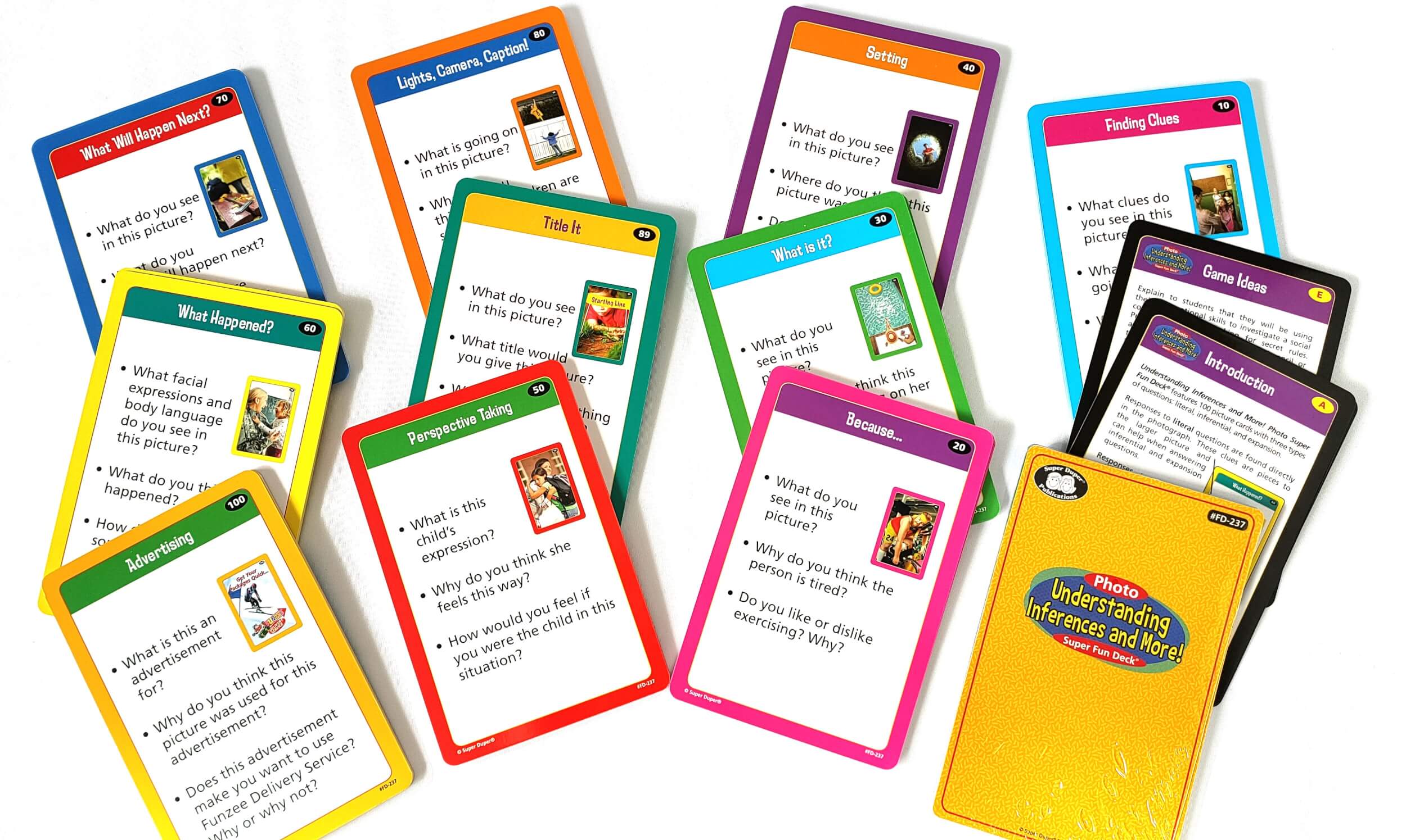 Photo Understanding Inferences & More! Super Fun Deck - Chooze
