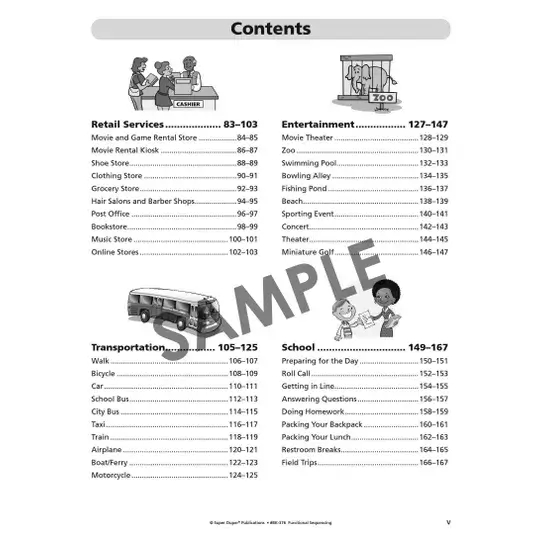 Functional Sequencing Activity Sheets for Daily Living Skills - Chooze