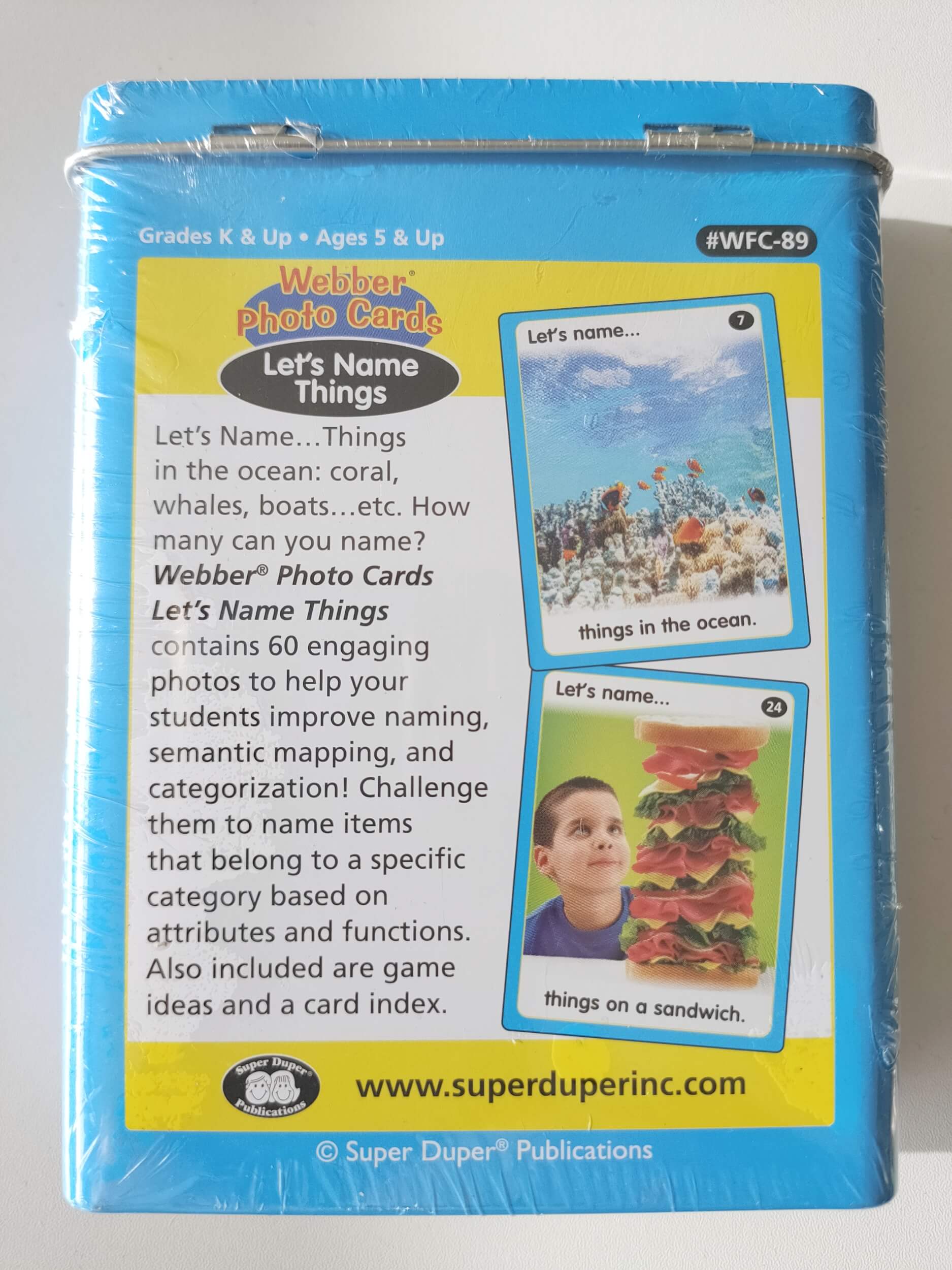 Webber Photo Cards - Let's Name Things - Chooze