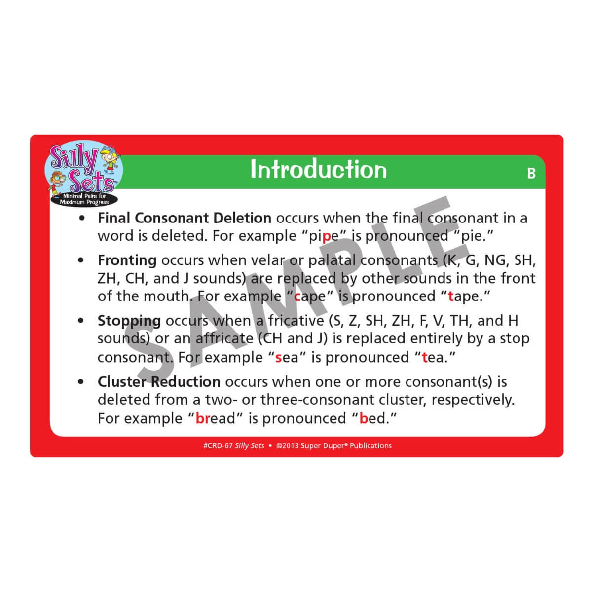 Silly Sets Card Deck - Chooze